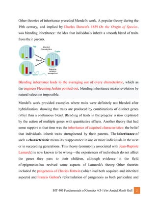 Basic Principles of Inheritance | PDF