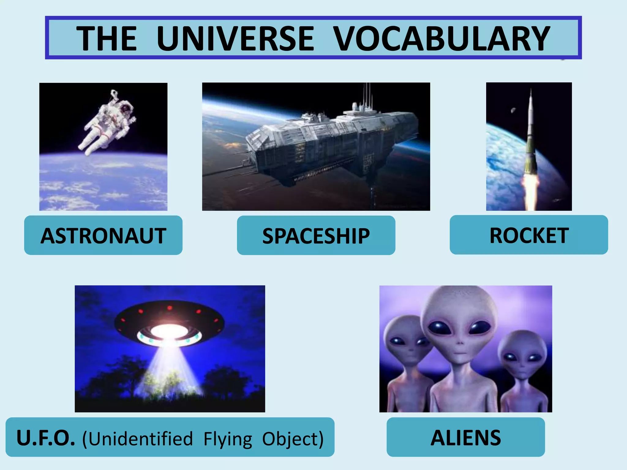 The Universe Vocabulary | PPTX