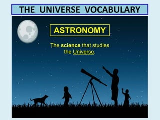 The Universe Vocabulary | PPTX