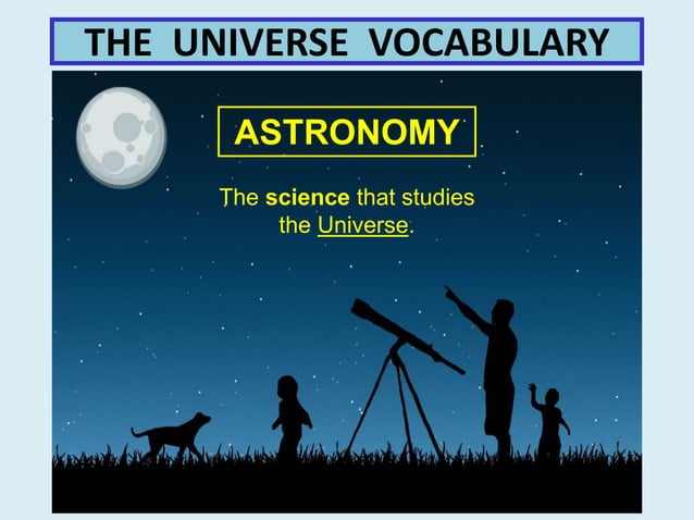 The Universe Vocabulary | PPTX