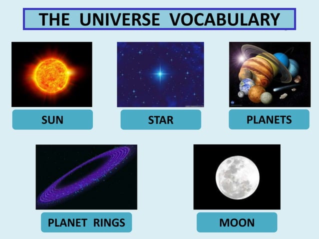 The Universe Vocabulary | PPTX