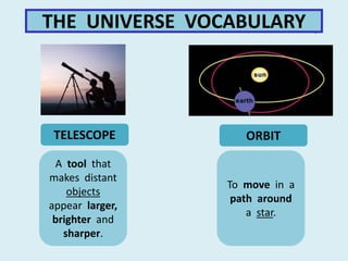 The Universe Vocabulary | PPTX