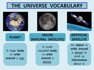 The Universe Vocabulary | PPTX