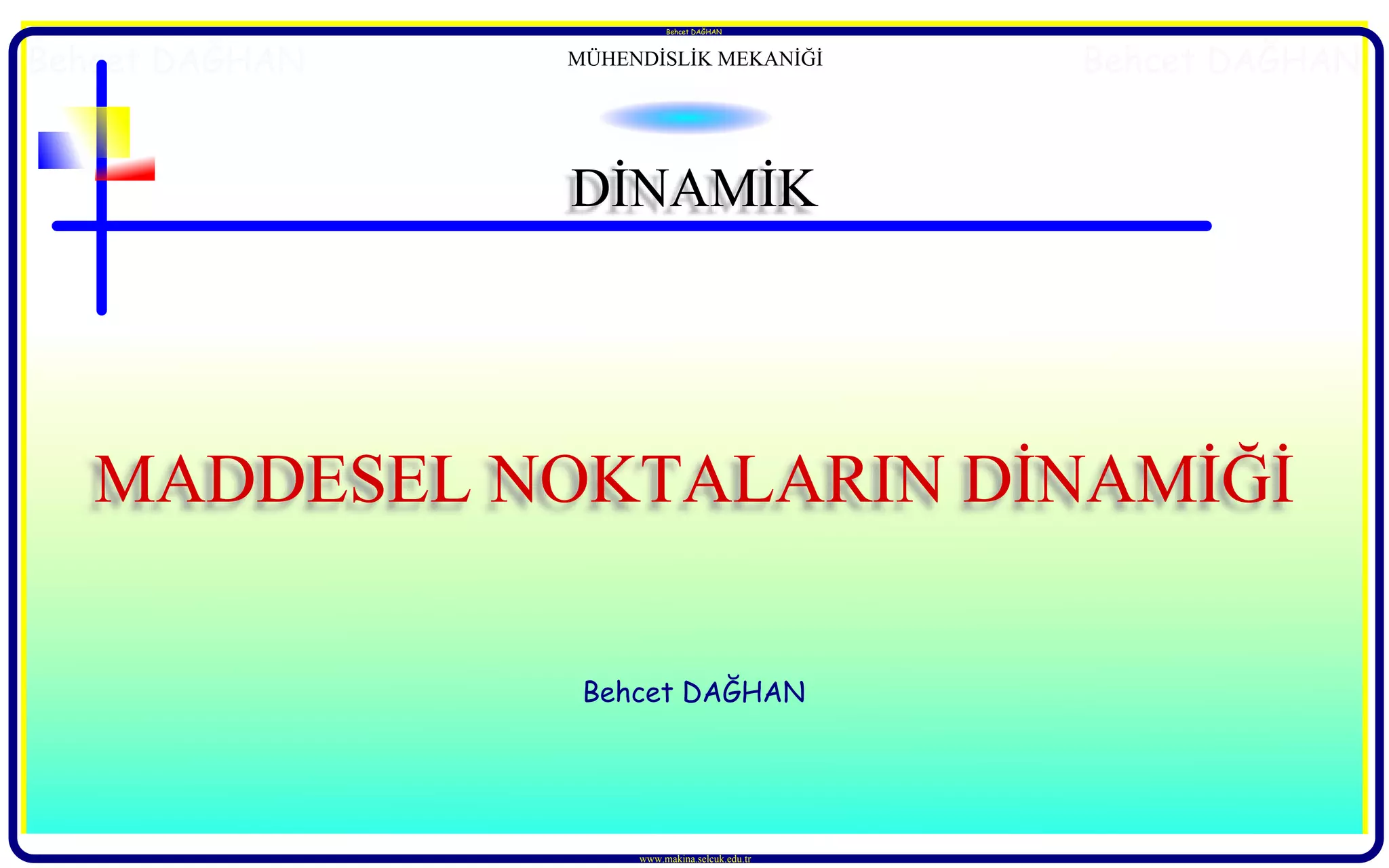 dinamik 2. hafta | PDF