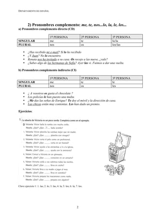 2. pronombres personales | PDF