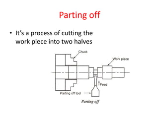 lathe operations | PPT