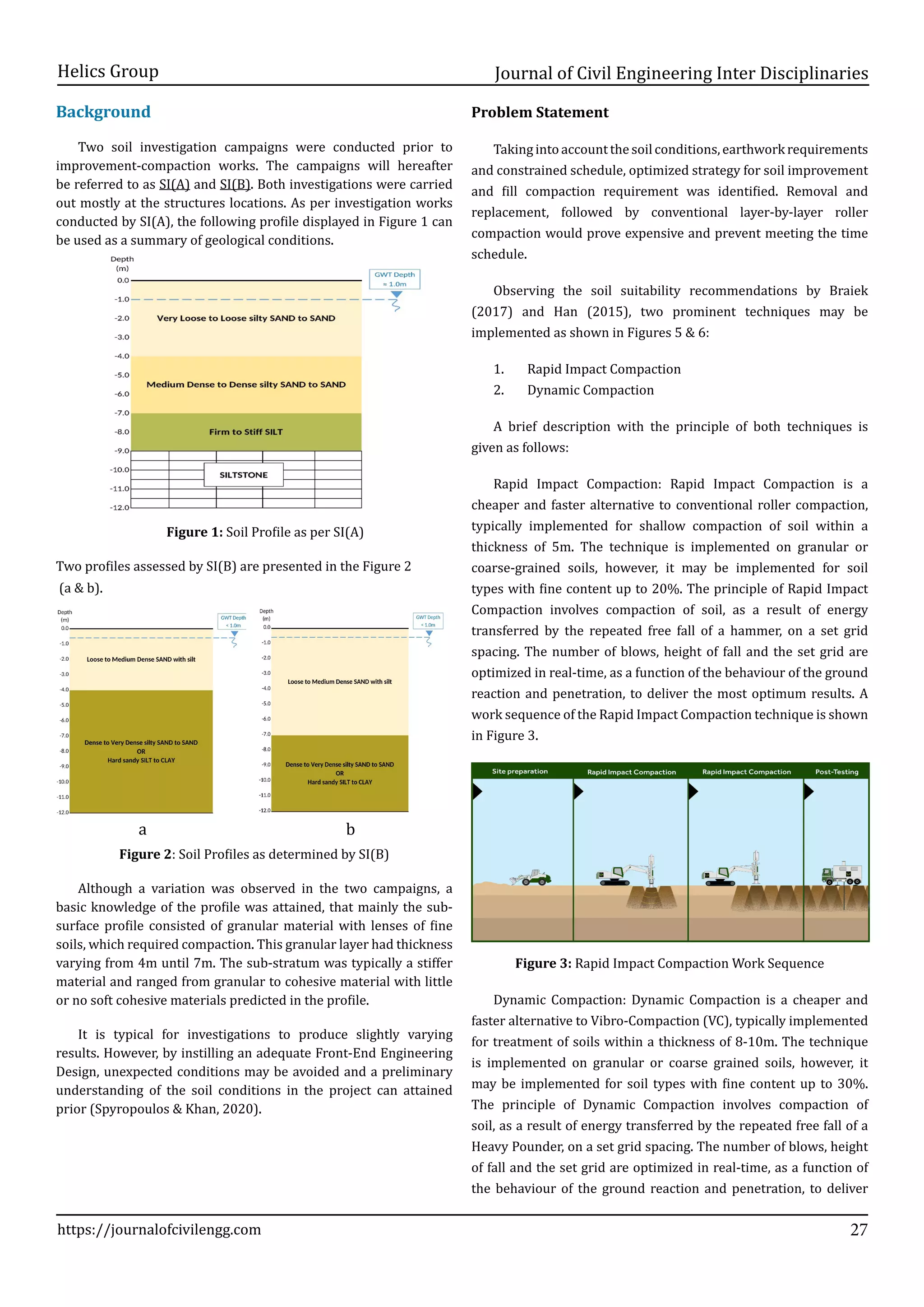 Deep Dynamic Compaction and Rapid Impact Compaction Adopted to Treat ...