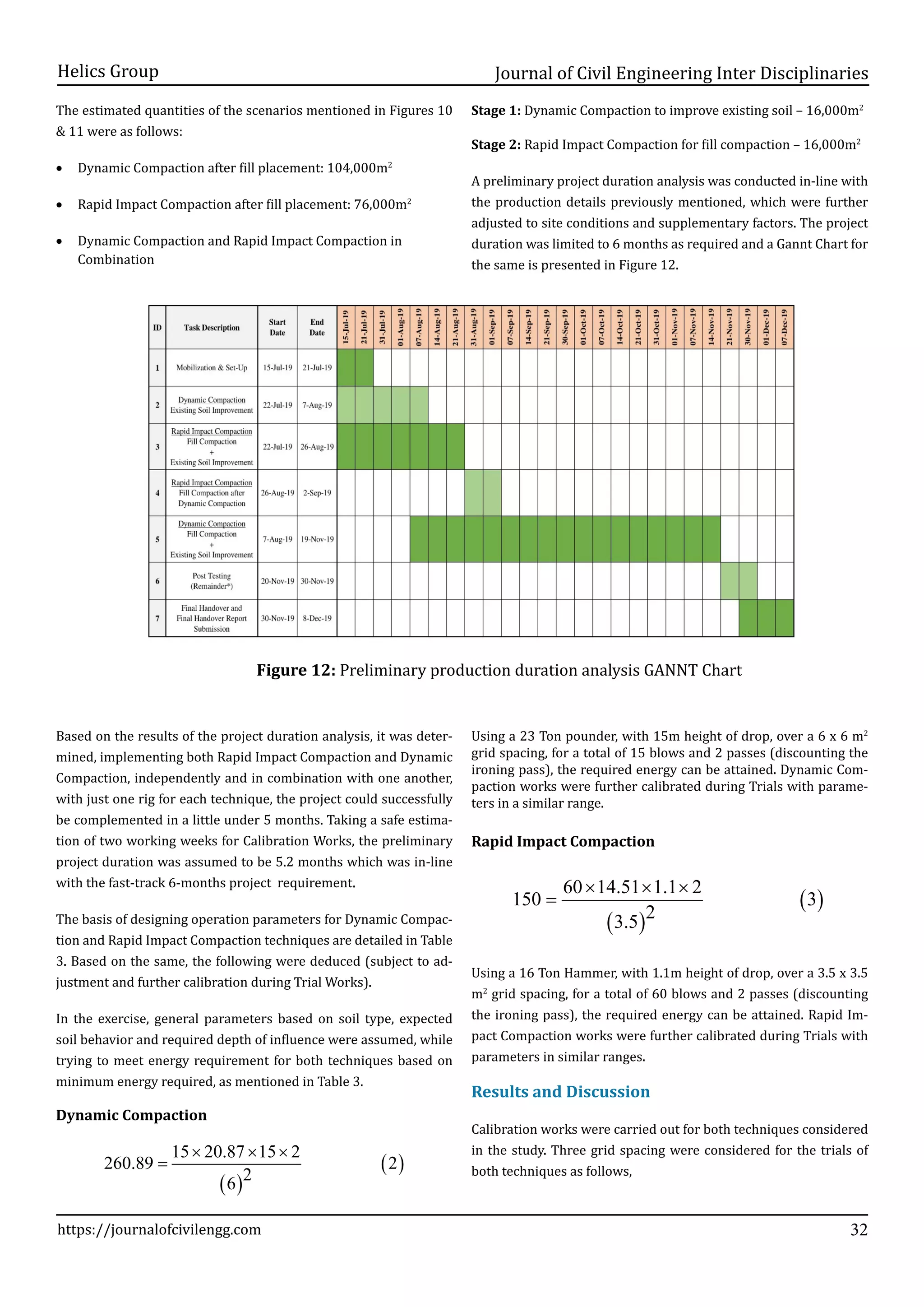 Deep Dynamic Compaction and Rapid Impact Compaction Adopted to Treat ...
