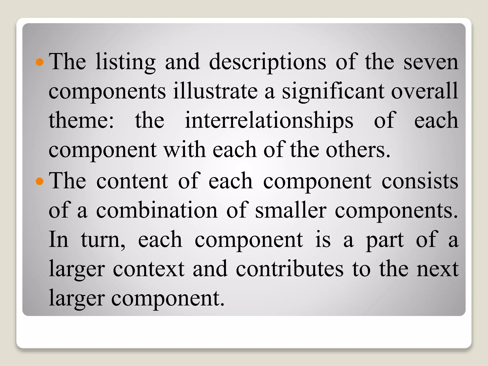 components of the built environment | PPTX