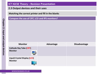 2.3 worksheet ICT O Level | PPTX