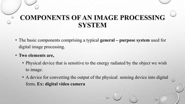 Fundamentals steps in Digital Image processing