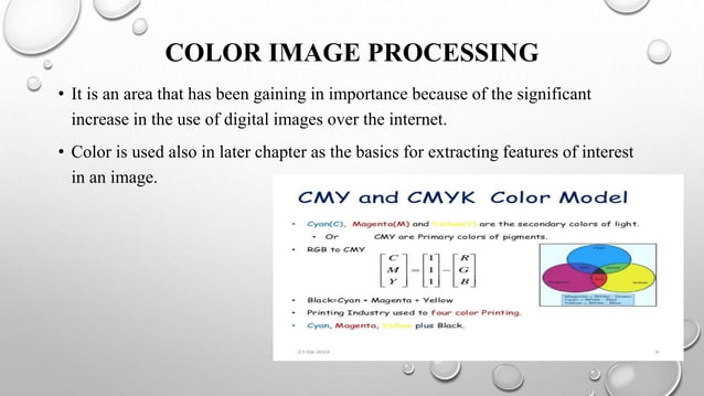 Fundamentals steps in Digital Image processing