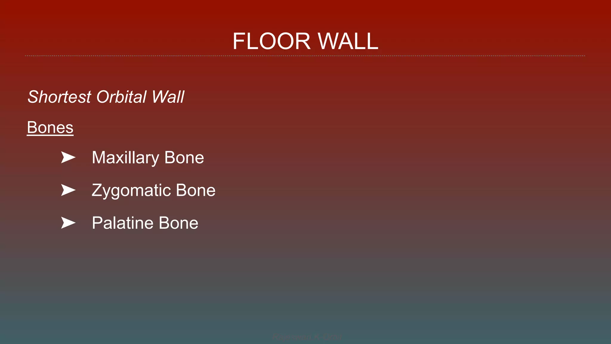 ORBIT OF HUMAN SKULL | PPT