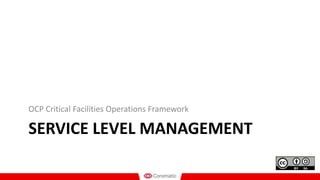 2. Process: ocp cfops service level mgmt | PPT