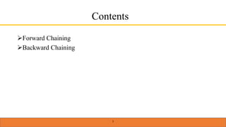 2. forward chaining and backward chaining | PPTX