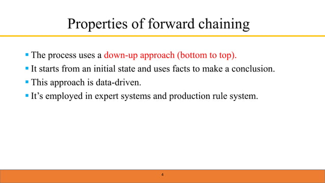 2. forward chaining and backward chaining | PPTX