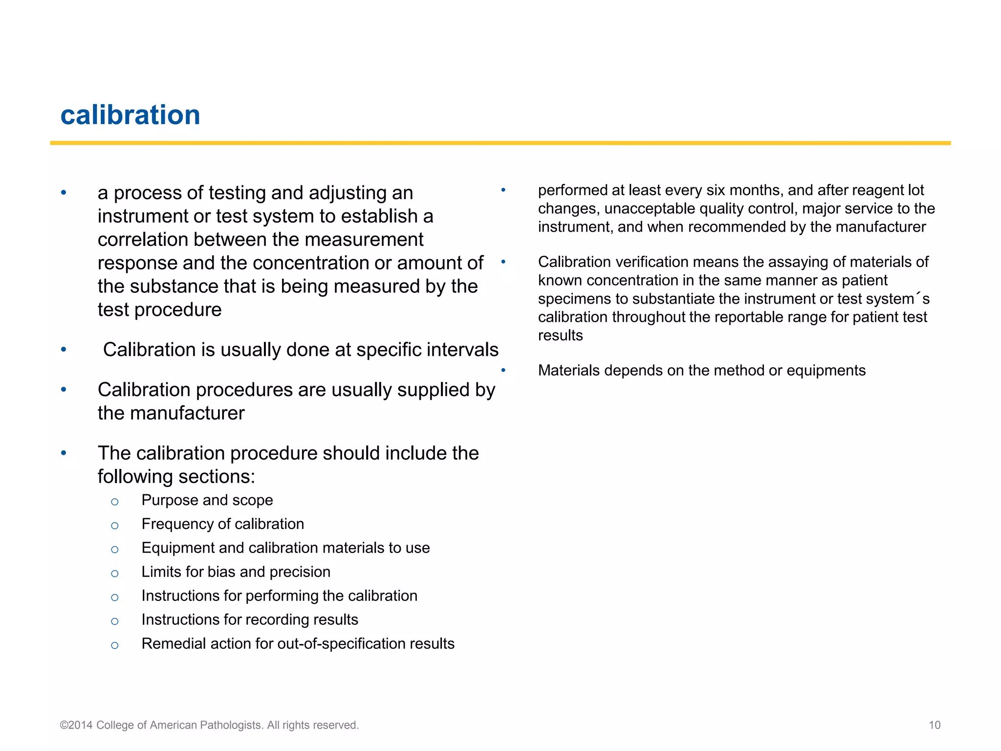 Laboratory Equipment (from CLSI) | PPTX
