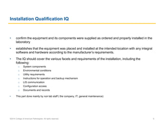 Laboratory Equipment (from CLSI) | PPTX