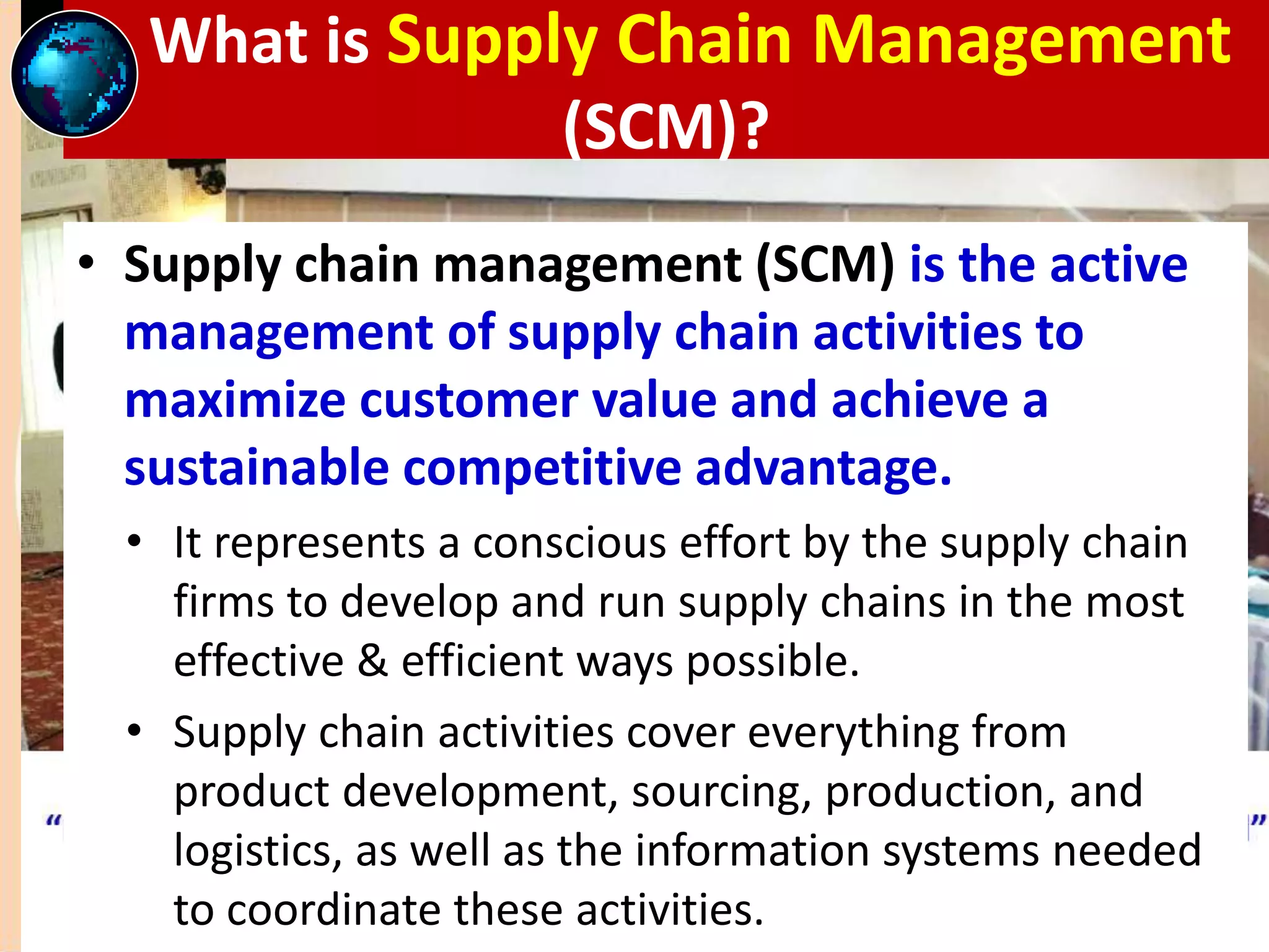 Materi "Supply Chain Management (SCM)" Training | PPTX