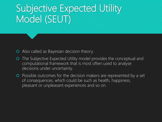 Expected utility theory | PPT