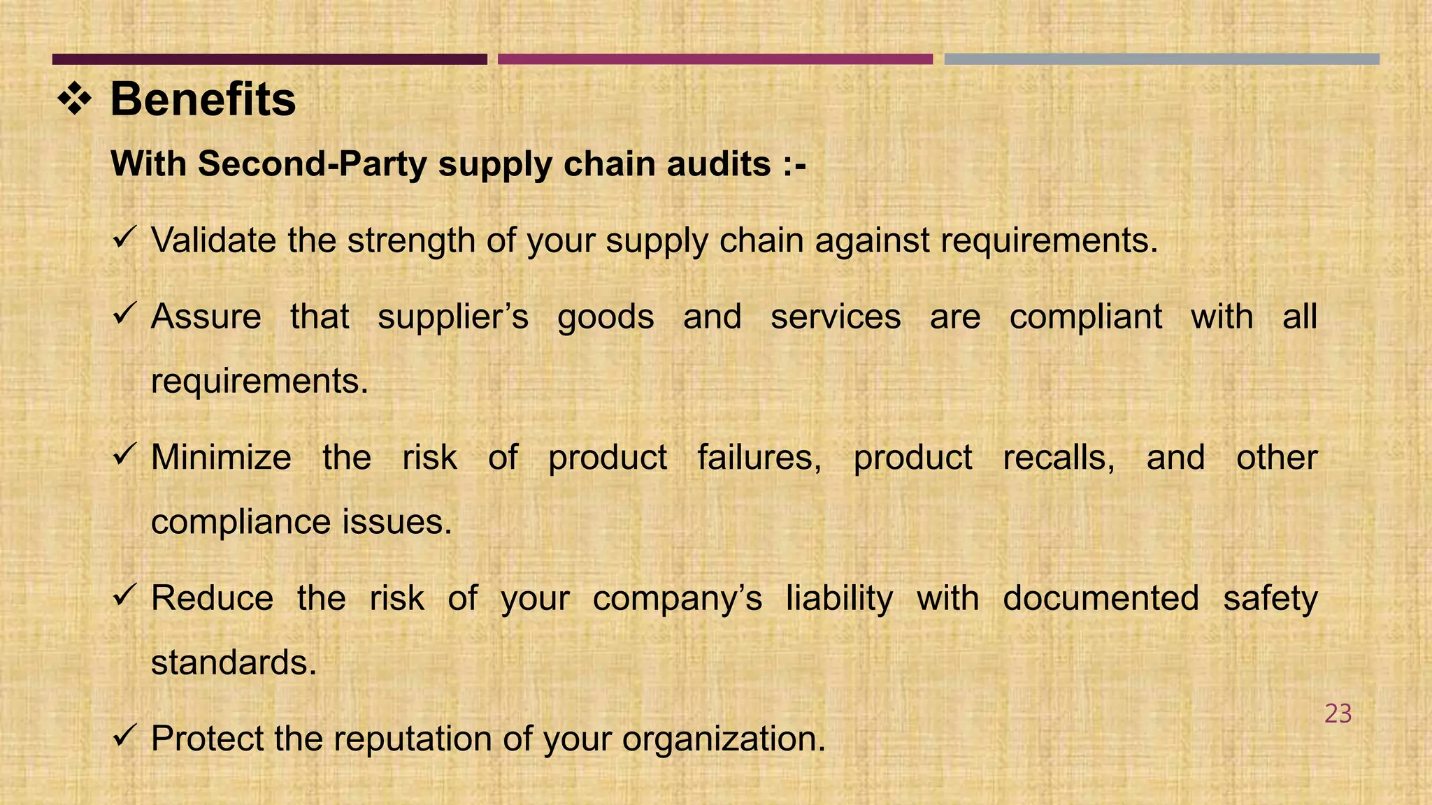 Second Party Audit and External Third Party Audit | PPTX