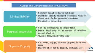 2. nature and characteristics of company | PDF