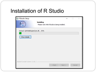 Installation of R studio | PPT