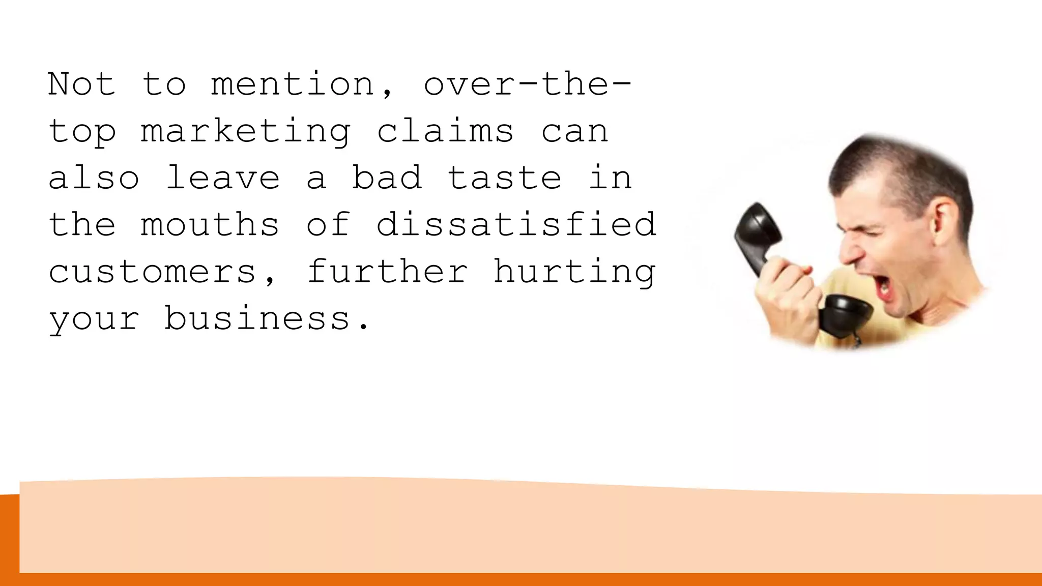 3 reputation damaging marketing claims | PPTX | Consumer Issues | Business