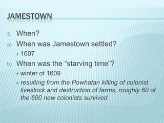 Jamestown and New England | PPTX