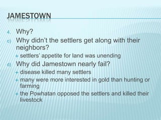 Jamestown and New England | PPTX