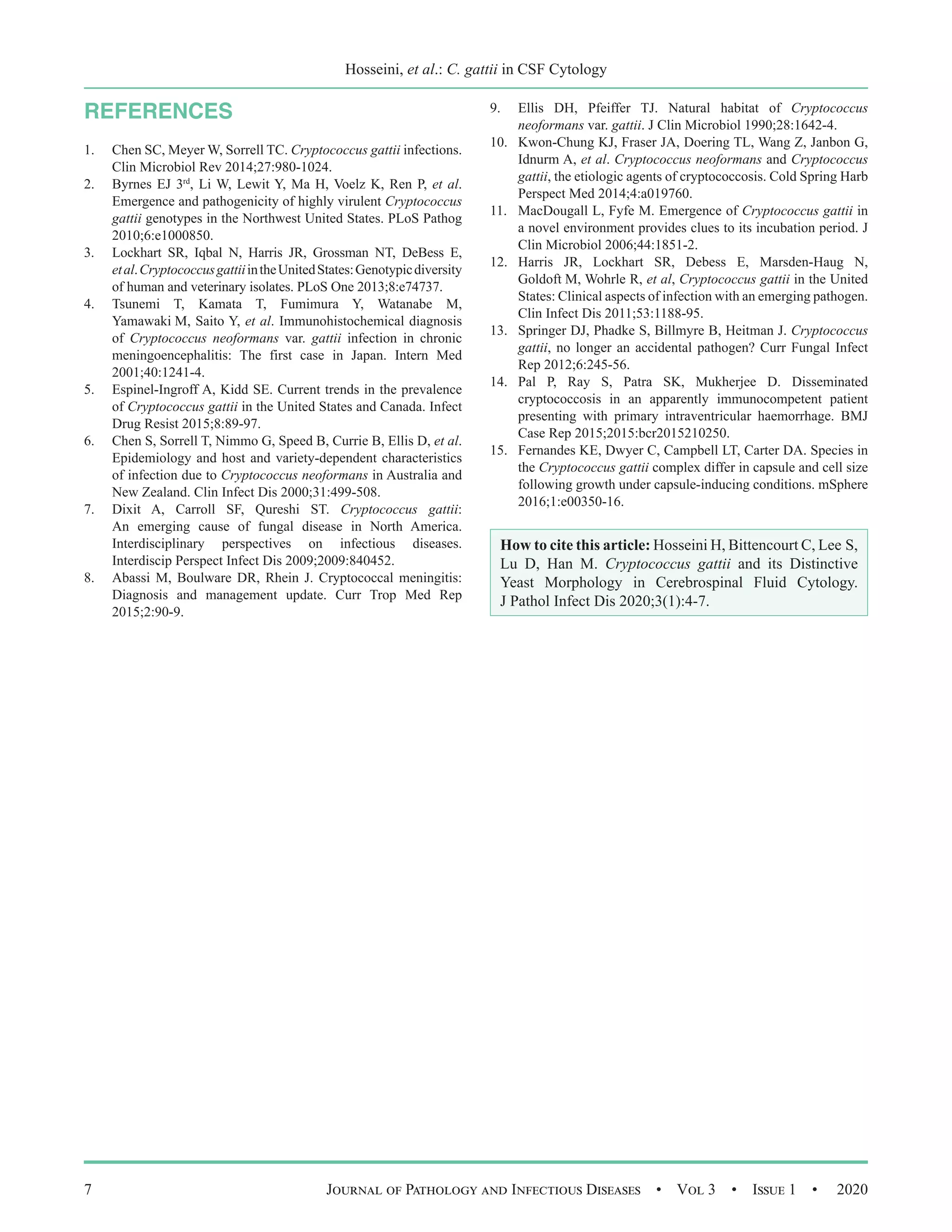 Cryptococcus gattii and its Distinctive Yeast Morphology in ...