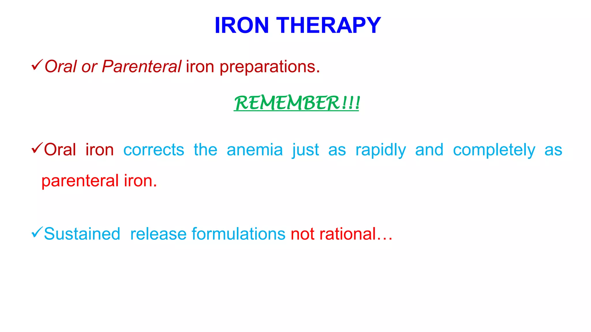 iron preparation | PDF