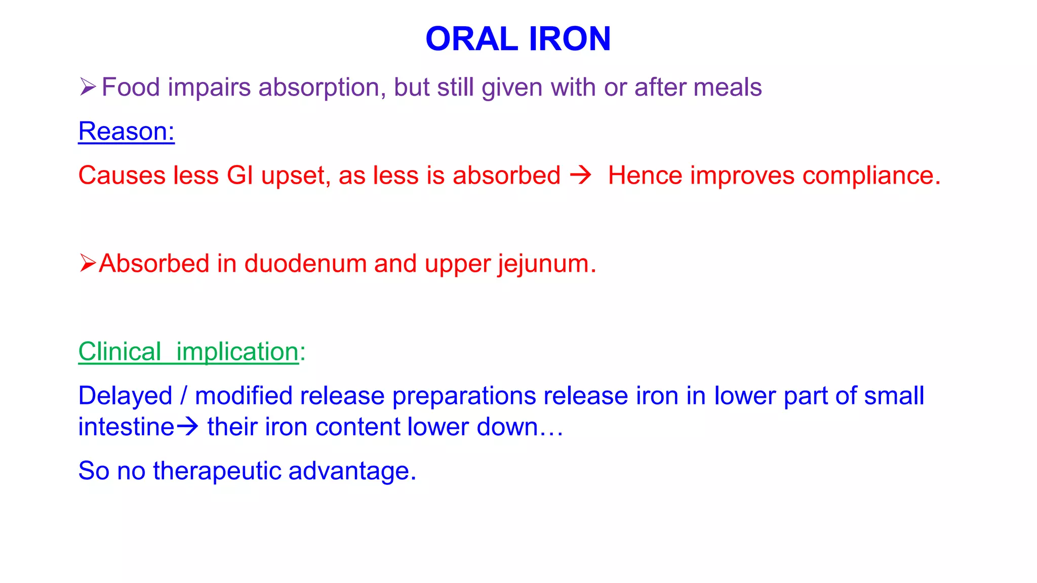 iron preparation | PDF