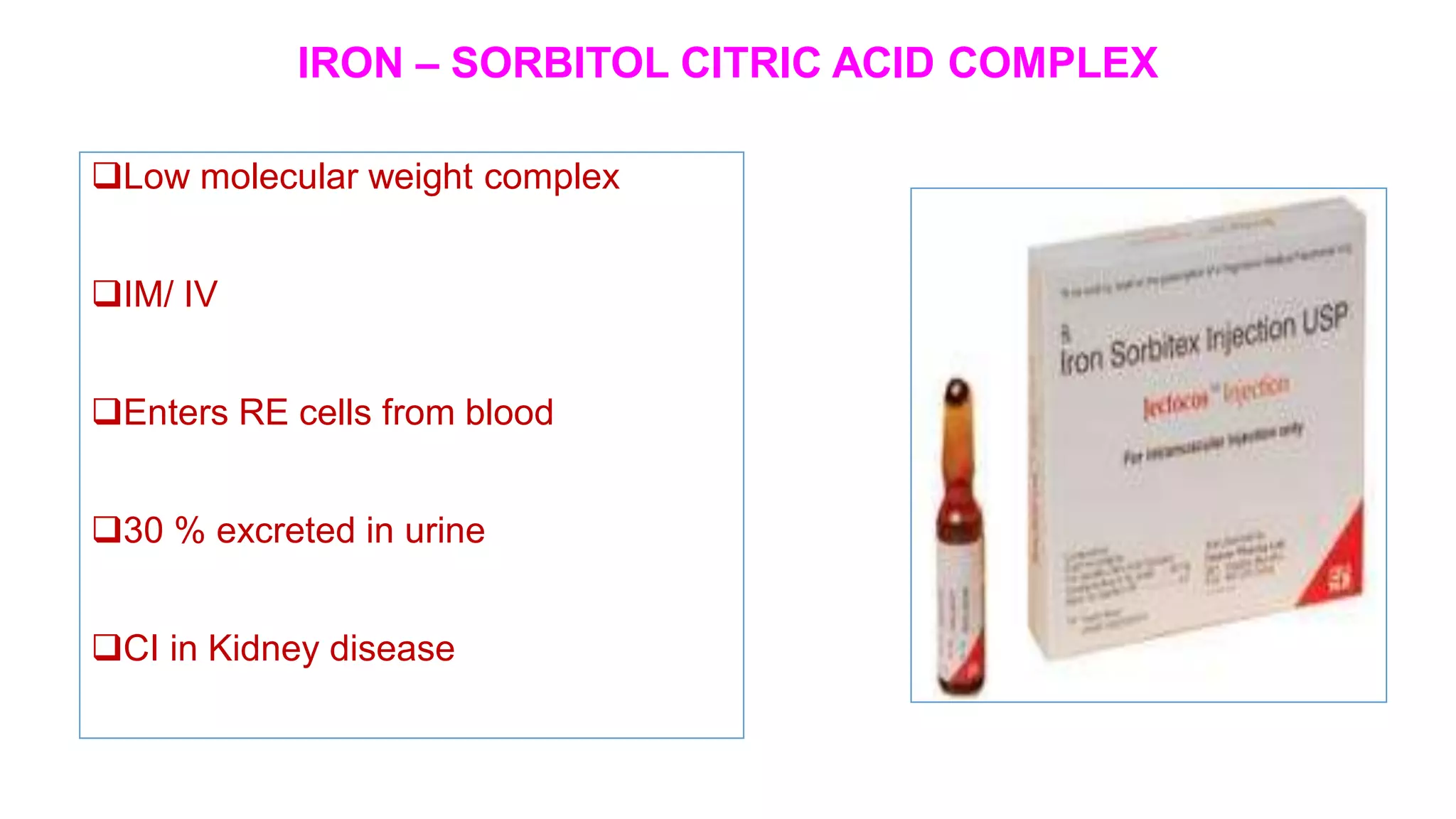 iron preparation | PDF