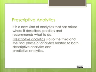 Types of analytics & the structures of data | PDF