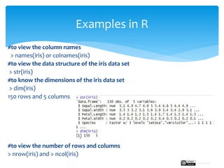Data Types and Structures in R | PDF