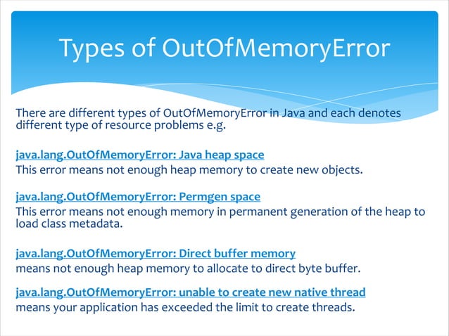 Troubleshooting XLConnect - OutofMemoryError(java) GC overhead limit exceeded | PPT