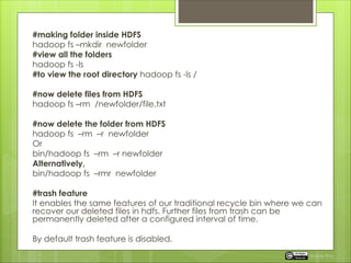 Configuring and manipulating HDFS files | PPT