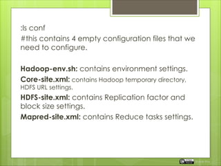 Configuring and manipulating HDFS files | PPT