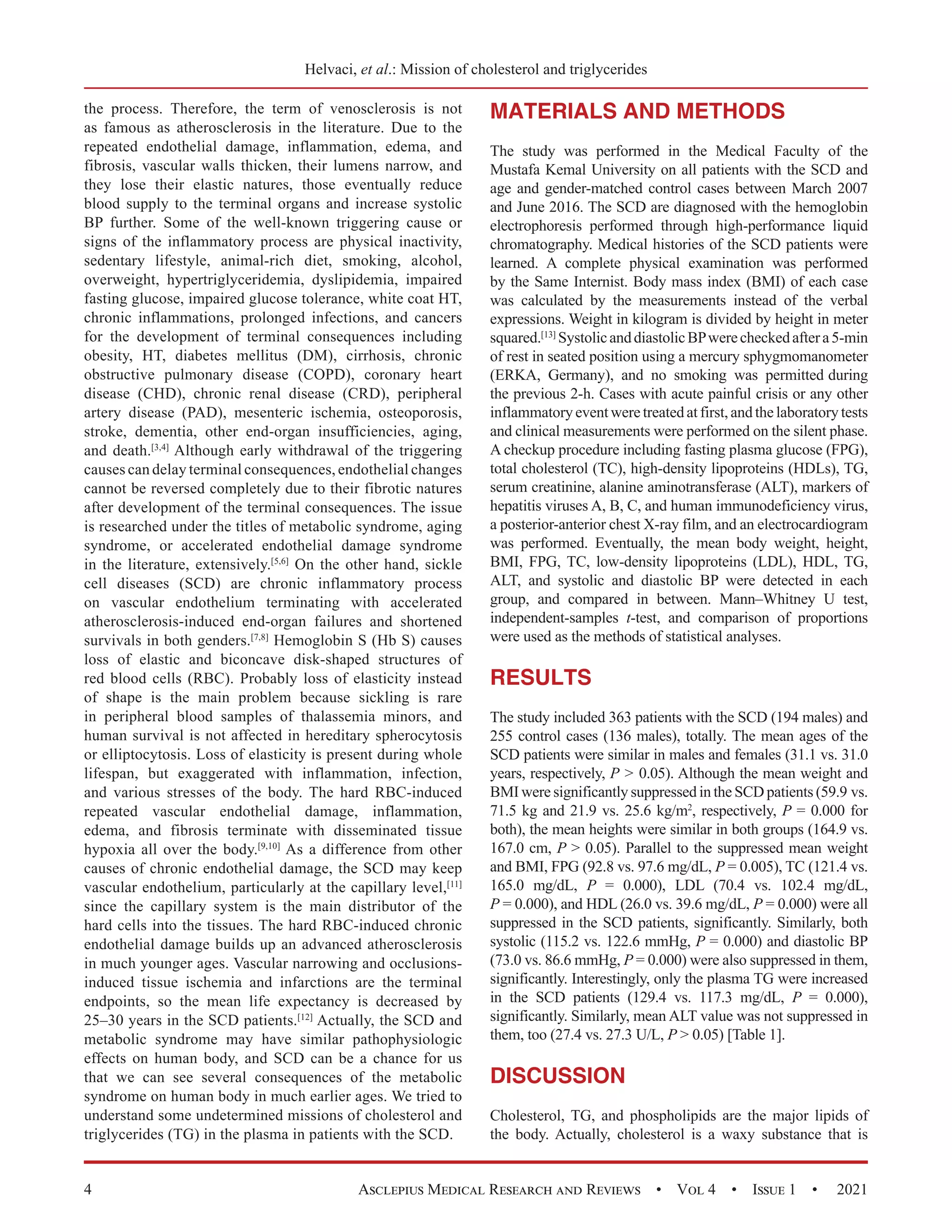 Cholesterol May be a Negative Whereas Triglycerides Positive Acute ...