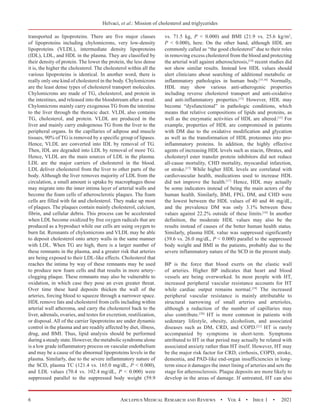 Cholesterol May be a Negative Whereas Triglycerides Positive Acute ...