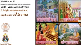 Origin, development and significance of Ashram | PPT