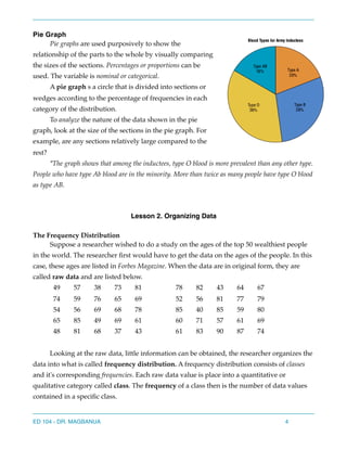 2. week 2 data presentation and organization | PDF