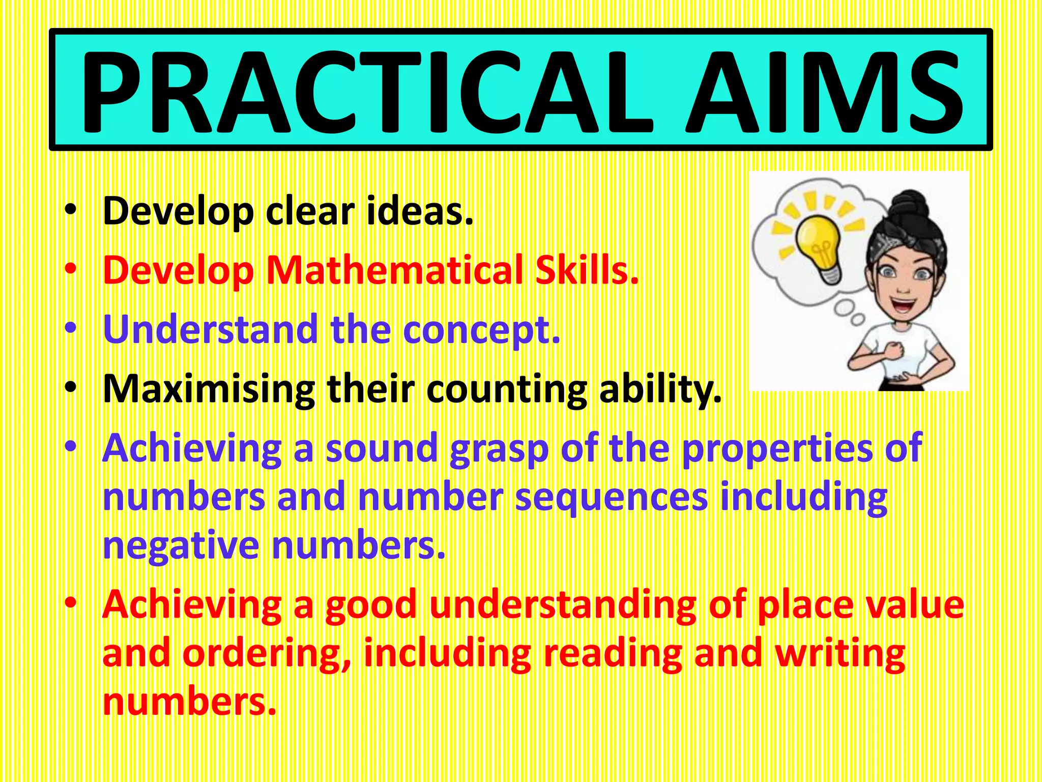 2. aims of mathematics | PPTX