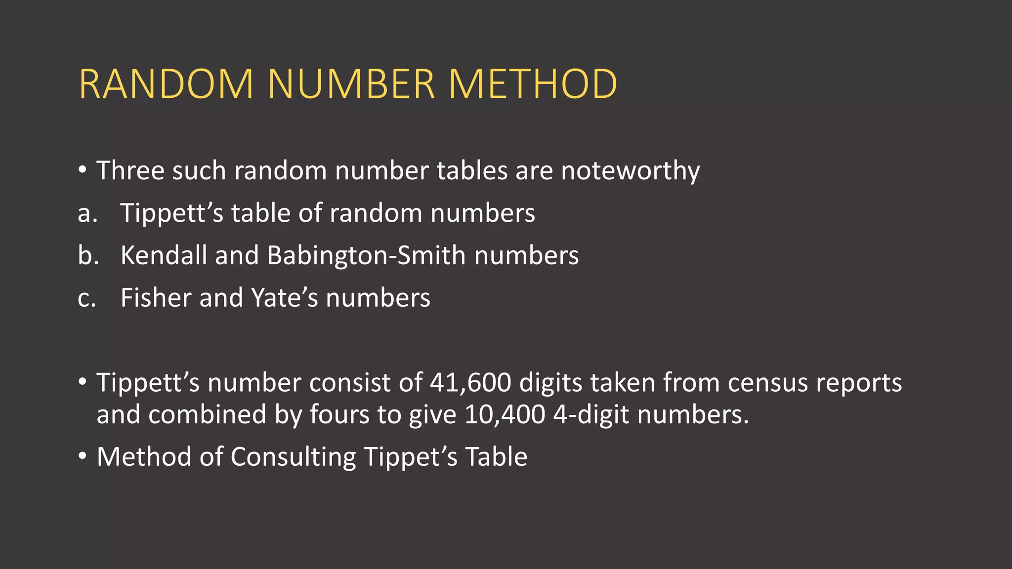Methods of sampling Statistics | PPTX