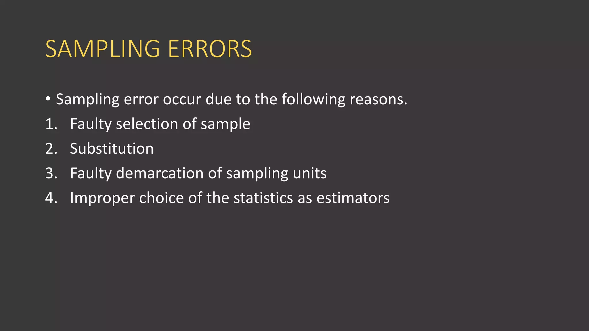 Methods of sampling Statistics | PPTX