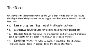 Fundamentals of Quantitative Analysis | PPTX