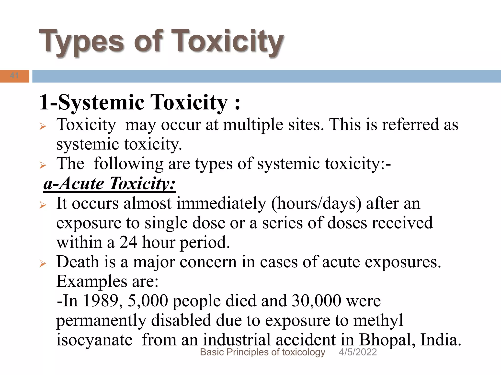 2. chapter principle of toxicology | PPT