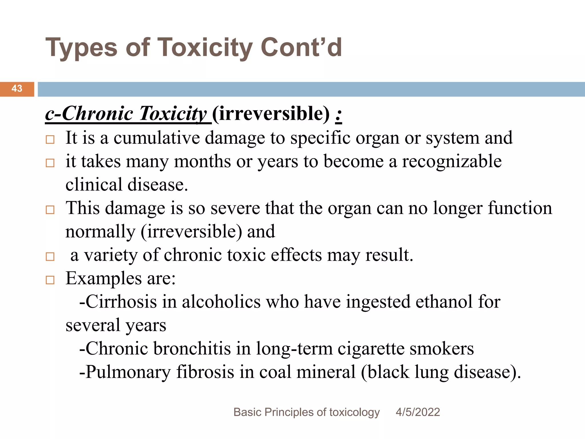 2. chapter principle of toxicology | PPT