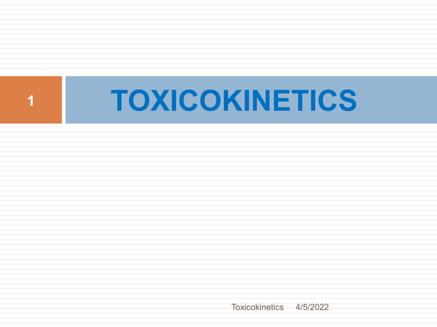 2.5 toxicokinetics | PPTX | Lung and Respiratory Health | Diseases and Conditions